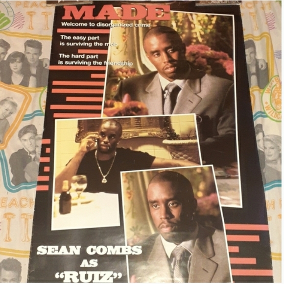 Vintage | Wall Decor | 20 Puff Daddy Made Poster Vintage Rap Hip Hop ...